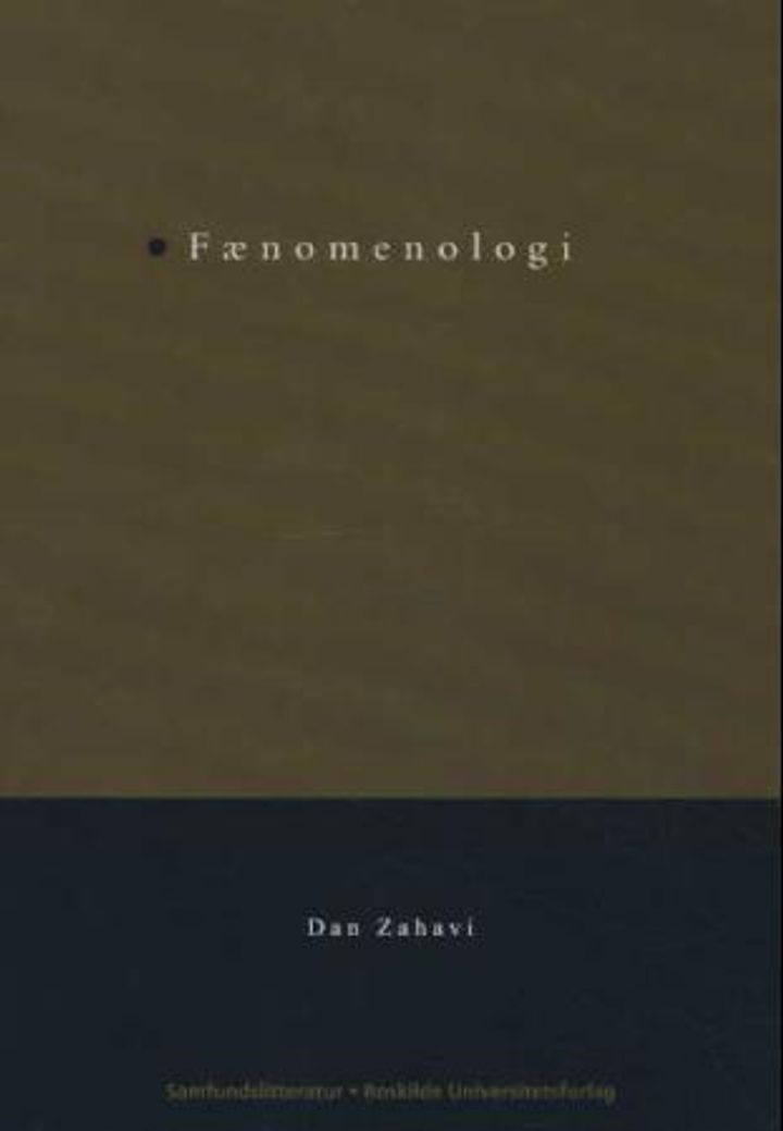 Fænomenologi • 2003 • Dan Zahavi • Allvit